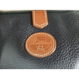Tula | Bags | Vintage Tula Purse Pebbled Leather Crossbody Handbag Navy ...